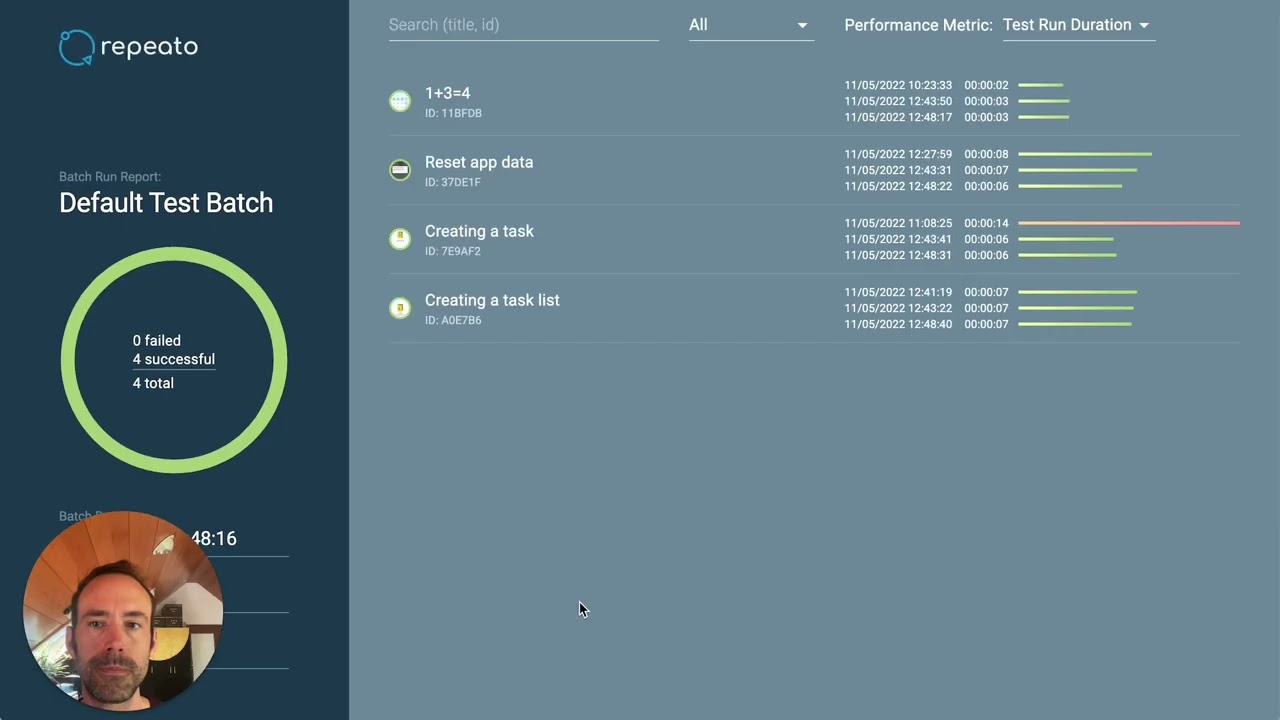 Running Mobile App Tests in Batches