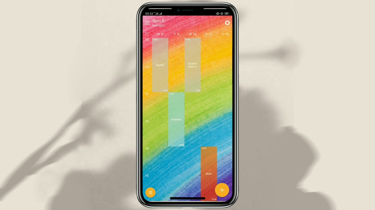 wallpaper/ lock sreen class schedule Tutorial || android & ios