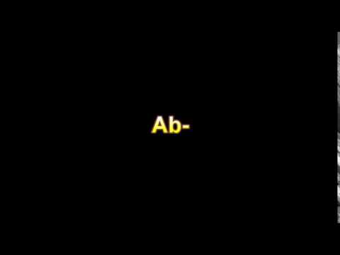 what is the definition of Ab- (Medical Dictionary Online)