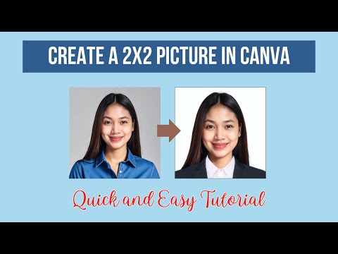 HOW TO CREATE A 2X2 PICTURE IN CANVA? | QUICK AND EASY TUTORIAL