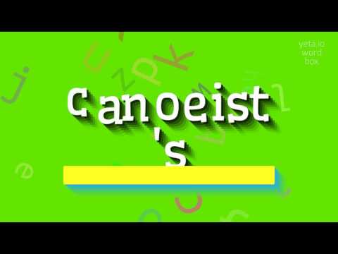 How to say "canoeist's"! (High Quality Voices)