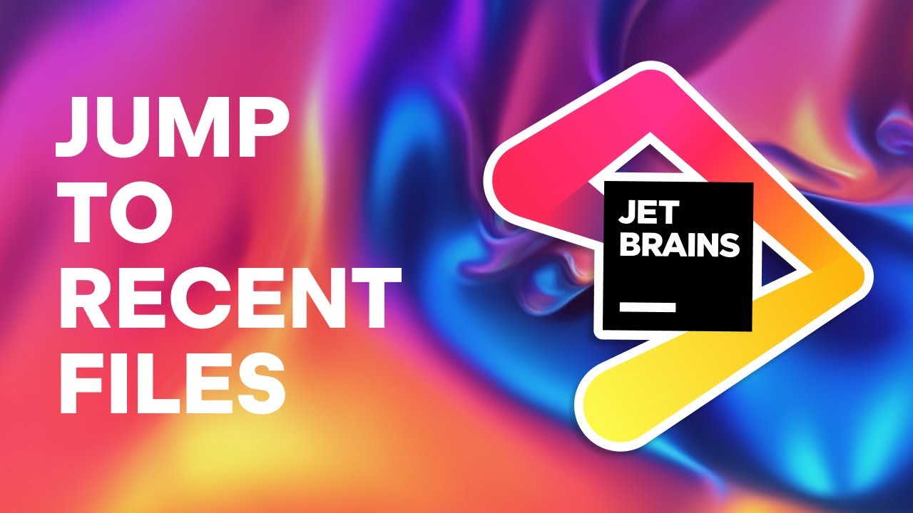 How to Quickly Jump to Recent Files in any JetBrains IDE