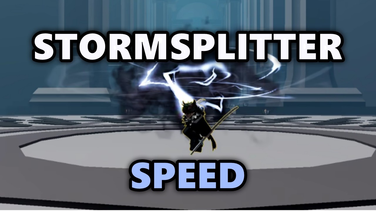 NEW STORMSPLITTER SPEED SKIN SHOWCASE | Type Soul