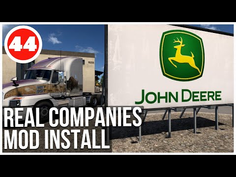 ATS | How to Install Real Companies Names Mod | American Truck Simulator Career | Episode 44