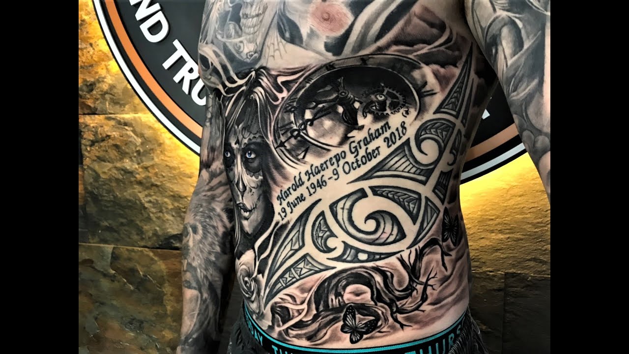 The Start Of Full Torso Tattoo Here At Inked In Asia Tattoo Studio Patong Phuket Thailand