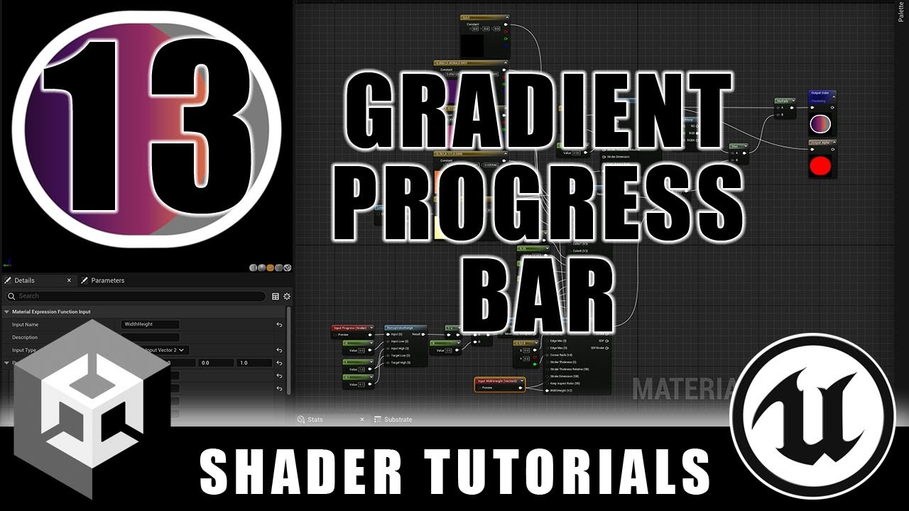 Gradient Progress Bar - Procedural Shapes and Patterns - Episode 13