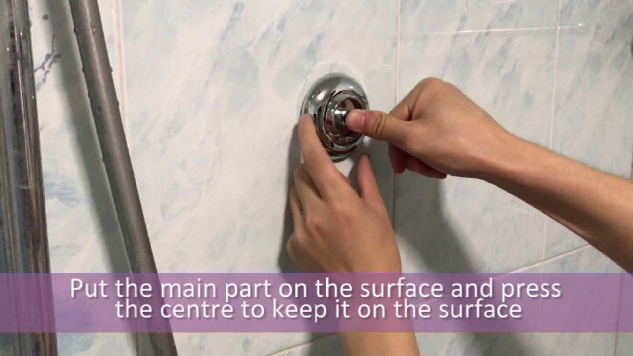 MaxHold Suction Cup Installation - Single Hook