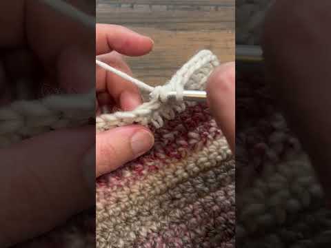 What Does dcblo Double Crochet Back Loop Only Mean? #crochet