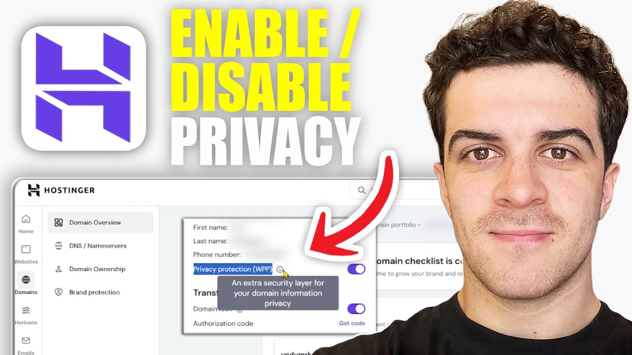 How To Enable Or Disable Domain Privacy Protection In Hostinger [2026 Guide]