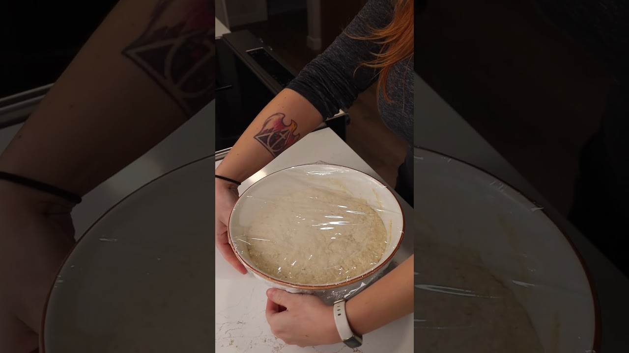 4 Ingredient No Knead Bread!