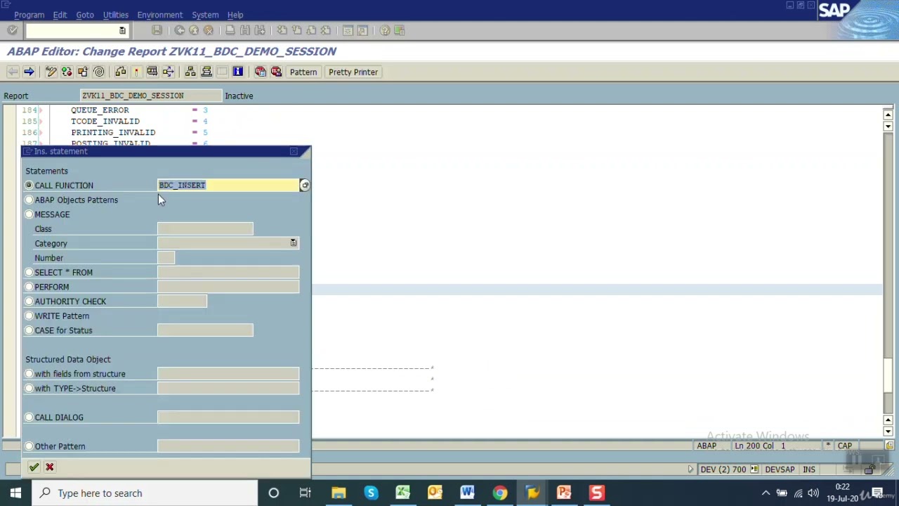 5.  BDC session method