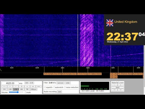 Russian Buzzer Radio Station (4625 kHz Shortwave) Live