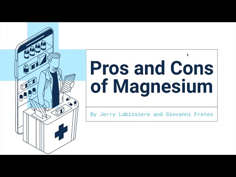 Magnesium: Pros and Cons - UConn Student Health Fair 2022: Week 3