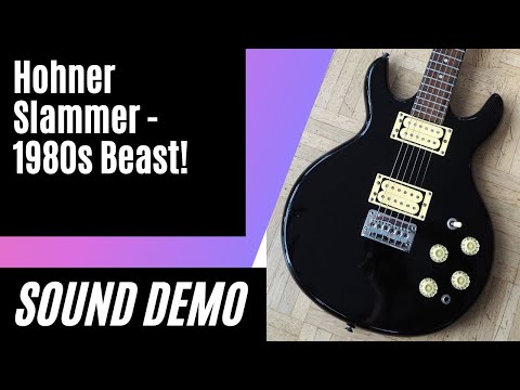 Hohner Slammer guitar ~1987 - rare rock beast! | Reverb