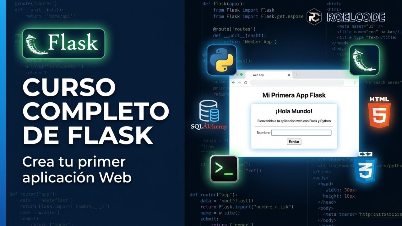 👨‍🎓Curso Completo de Flask 🐍: Crea tu Primera Aplicación Web Paso a Paso