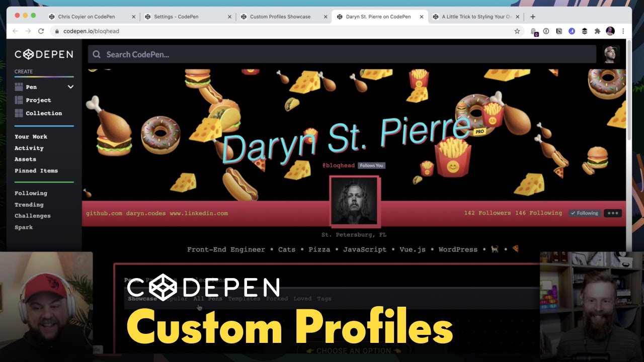 Customizing Your Profile on CodePen