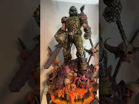 The Most Iconic Doom Weapon? Doom Slayer w/ Chainsaw from Prime 1 Studio! #shorts #doometernal