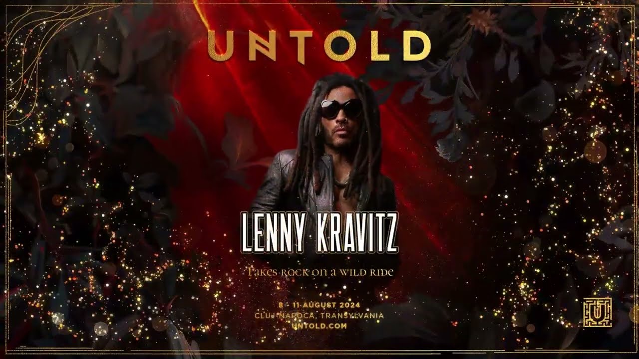Lenny Kravitz, legenda globală a muzicii pop-rock, vine pe scena UNTOLD ...