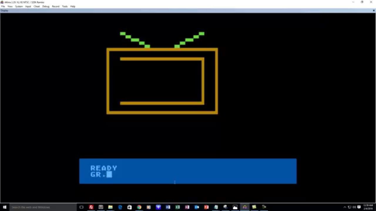 Atari Basic programming Graphics Fill