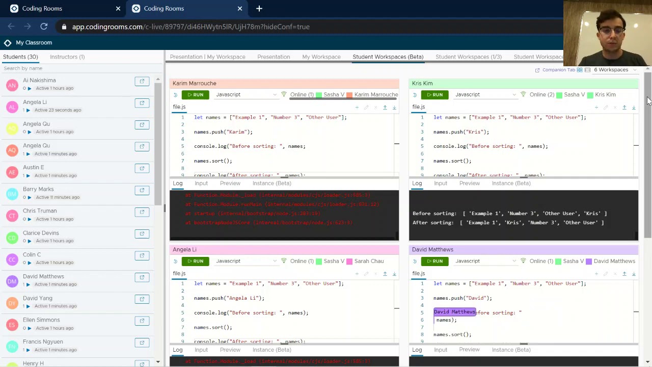 What it's Like to Manage a Programming Lesson | Coding Rooms Demo