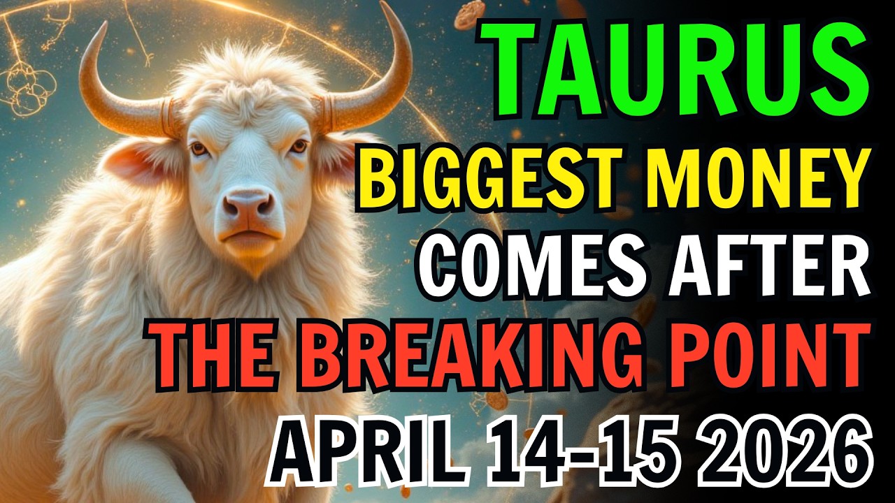TAURUS ♉ 💸 THE MONEY YOU WAITED FOR BUILDS AFTER PRESSURE BREAKS APRIL 14–15 2026 💰🔥