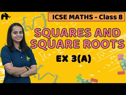 Squares and Square Roots Video Lecture - Mathematics Class 8 ICSE