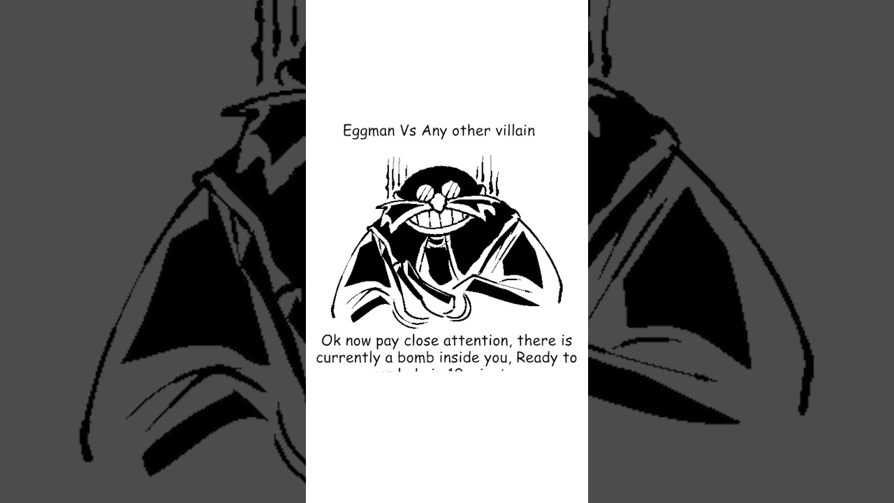 Eggman Vs Others | Original Comic by JustEg33 #sonicthehedgehog #voiceover #eggman