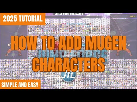 How To Add Mugen Characters