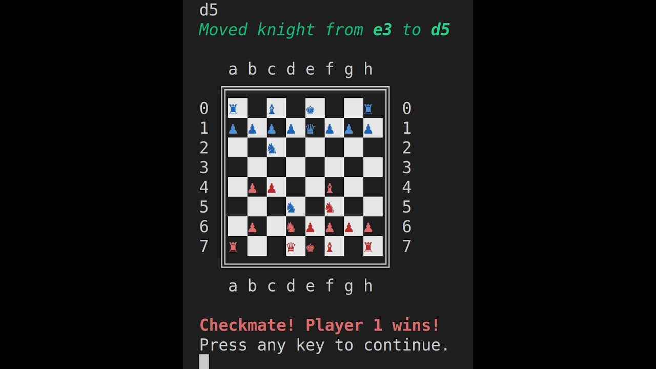 The Odin Project (Top) Ruby Final Project - Chess Game