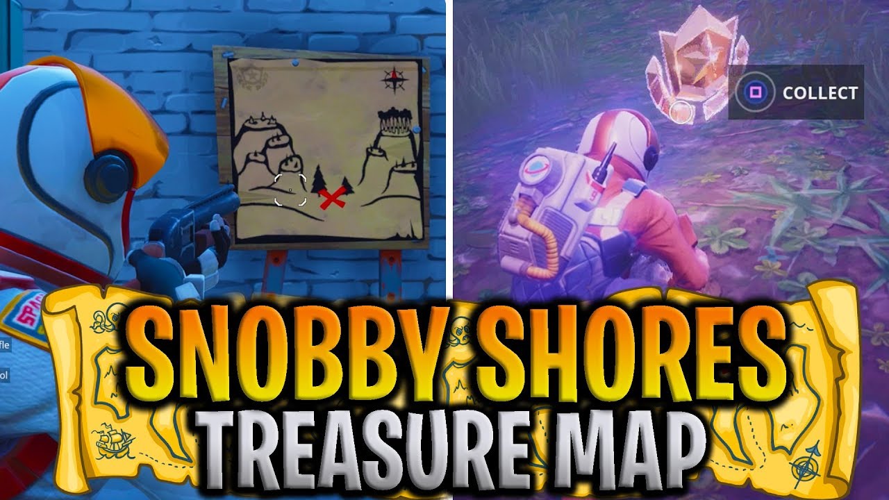 Snobby Shores Fortnite Treasure Map Challenge Week 3: Where is the ...
