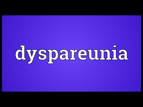 Dyspareunia Meaning