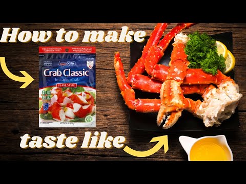How to make Imitation #CRAB taste Great!!! | 3 ingredients |#ImitationCrab | Tanny Cooks