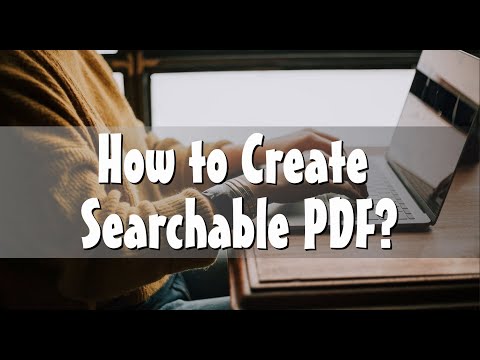 How to Create Searchable PDF