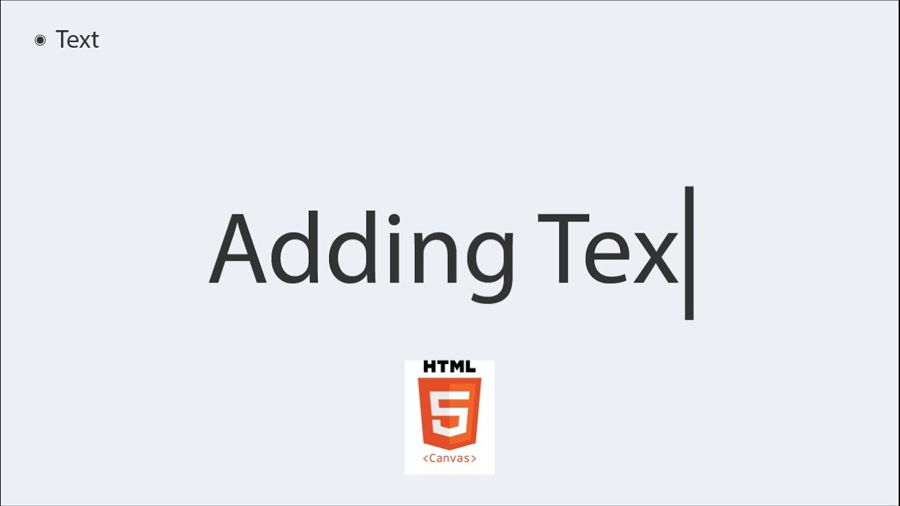 Add Text To HTML Canvas | Drawing App Tutorial Part 6