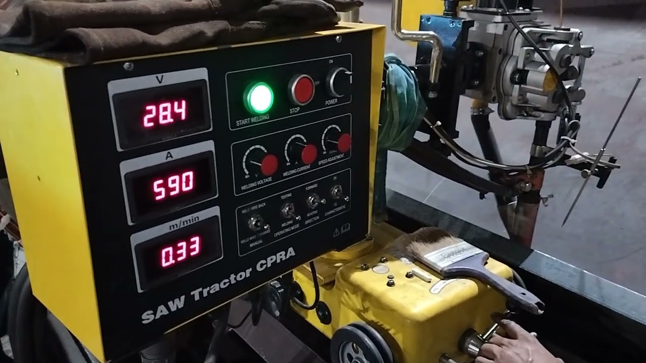 SAW welding with ESAB CPRA 1250i welding machine