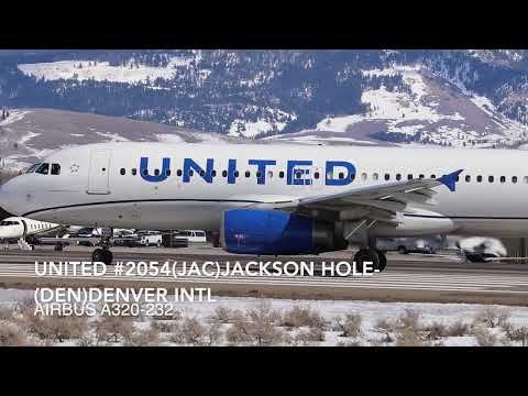 JAC Jackson Hole Airport Planespotting Departures and Arrivals Jackson Wyoming