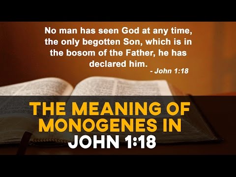The Meaning of Monogenes in John 1:18