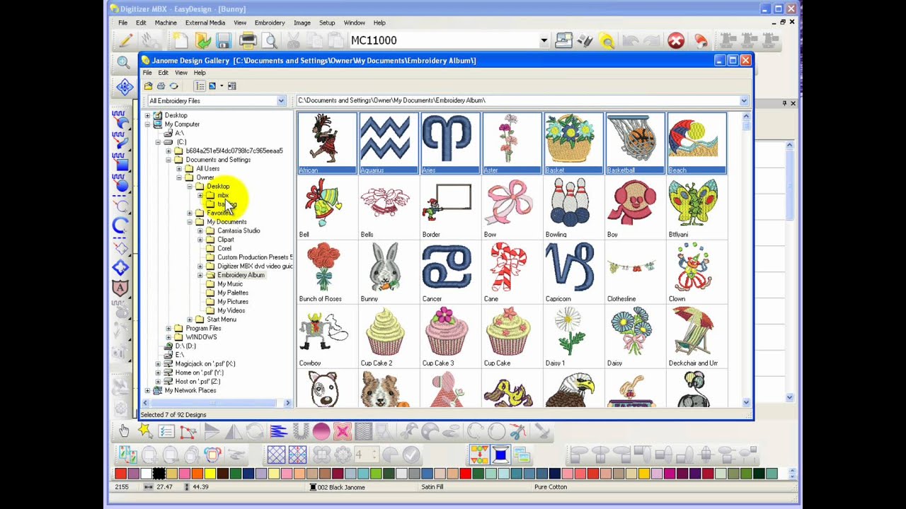 Digitizer MBX Tutorial - Design Gallery