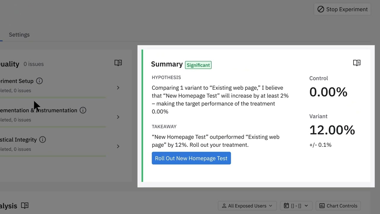 Web Experimentation Demo