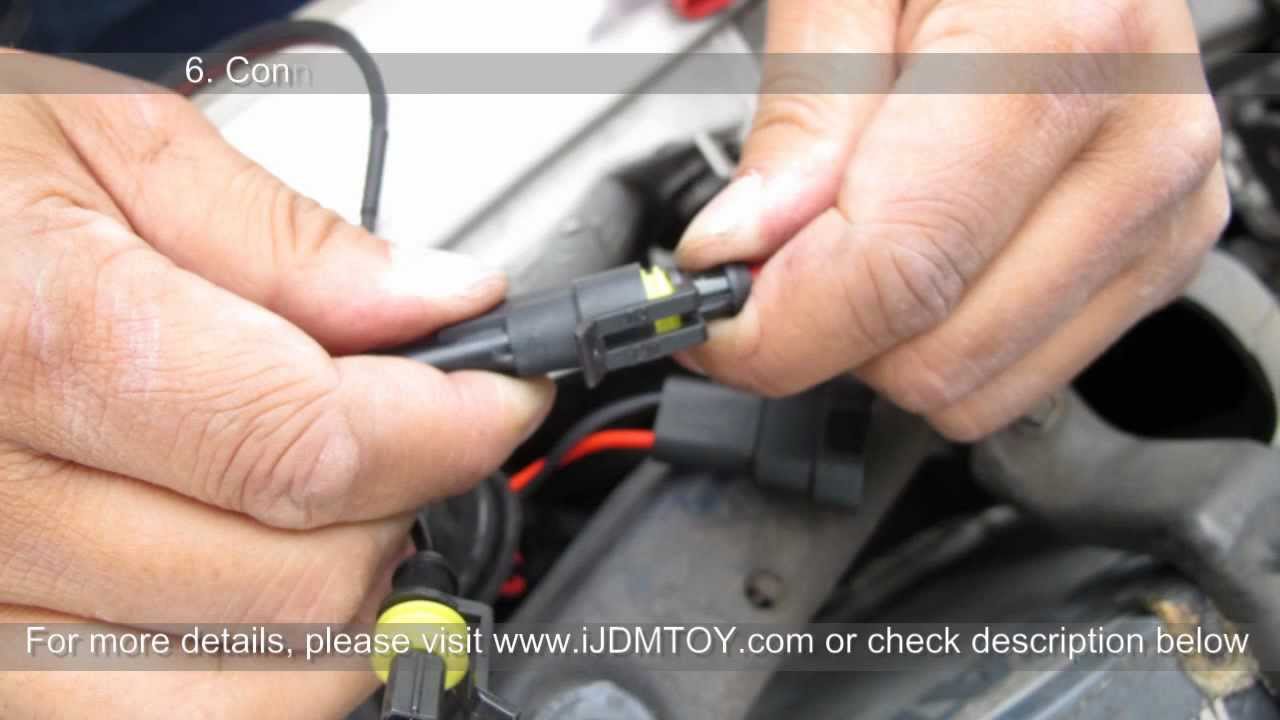 How to install HID Conversion Kit by iJDMTOY.com
