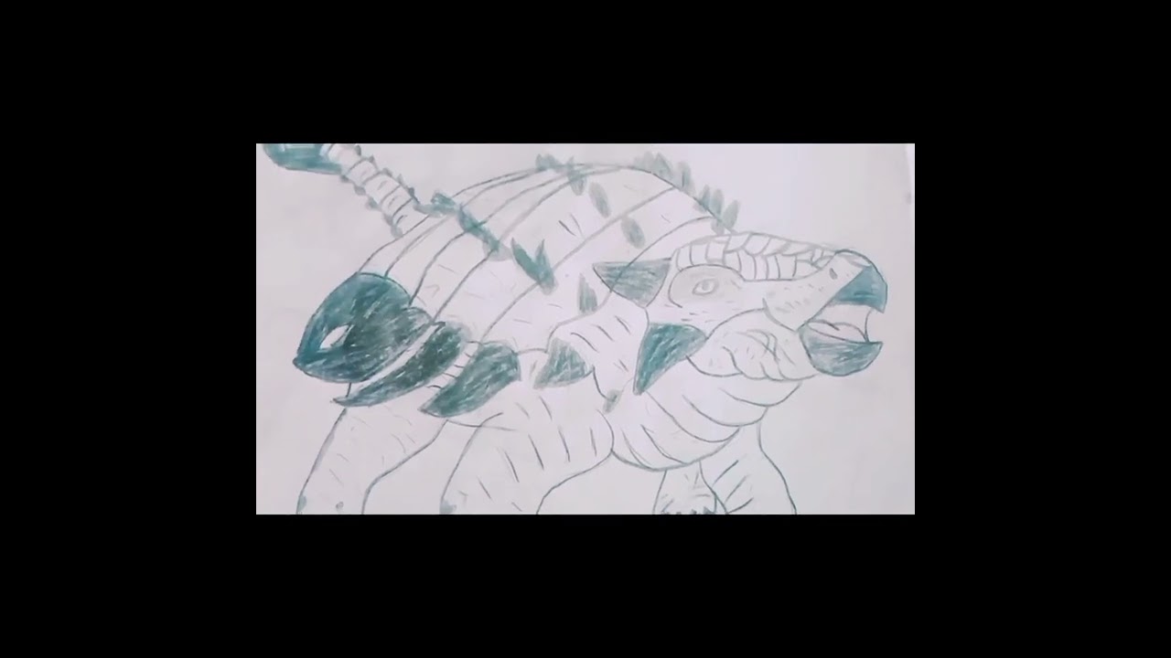 Ankylosaurus and Stegosaurus Art