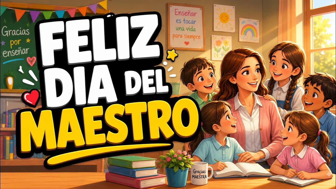 FELIZ DIA DEL MAESTRO🌹🧮 El mensaje más EMOTIVO para agradecer a un Maestro en su día📚¡Compártelo!