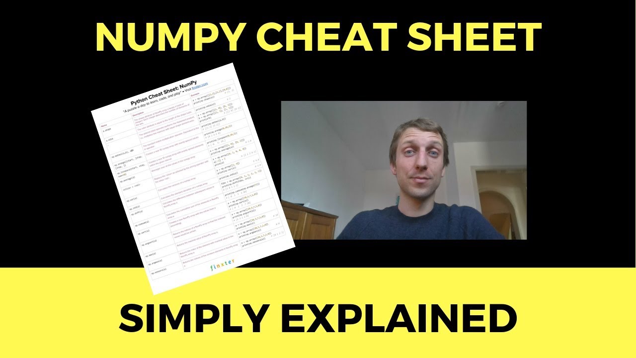 [NumPy Cheat Sheet] 17 Things Every Data Scientist Should Know About NumPy