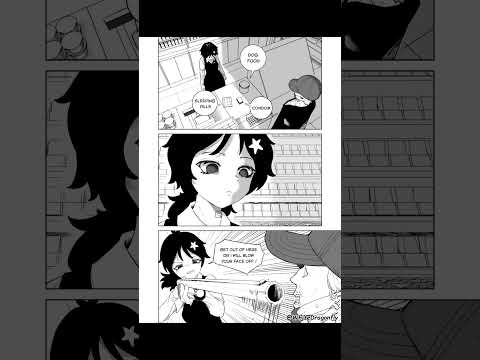 Supicious Convenience Store!? - Chap 5: She a dog person #anime #comicdub #voicedub #ytshorts #fyp