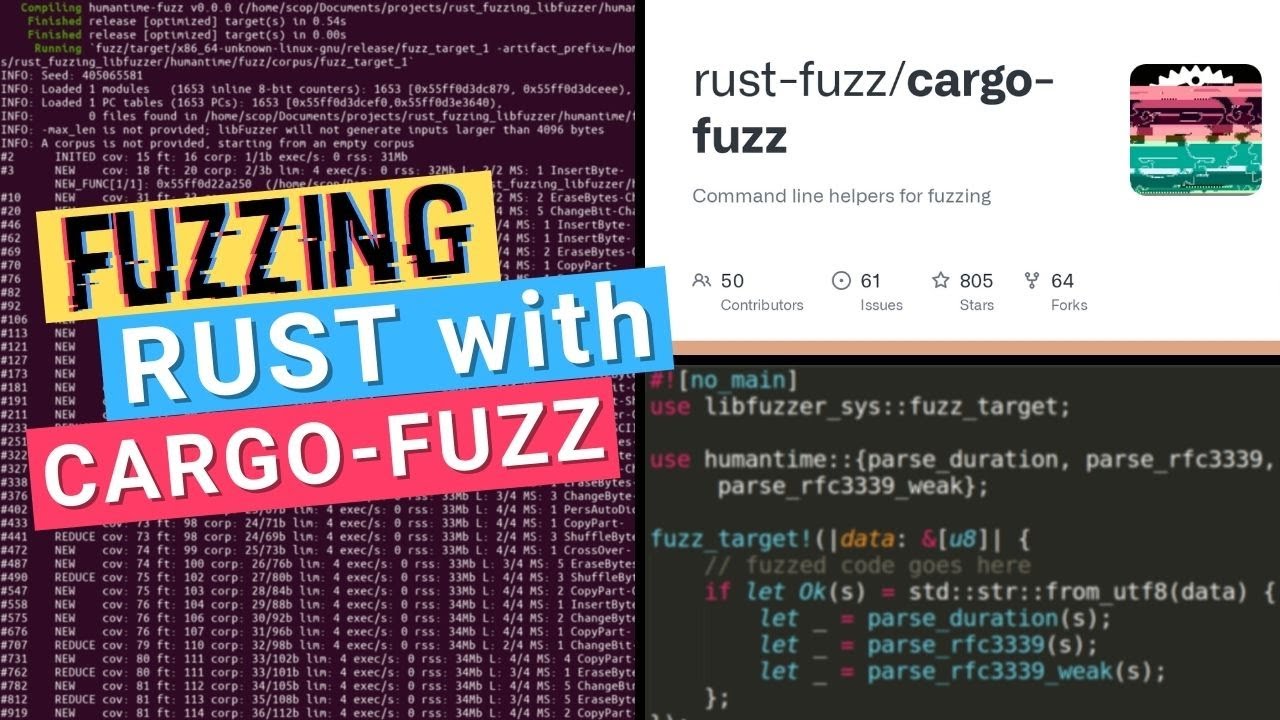 Rust Security #1: How to Find Bugs in popular Rust library using Fuzzing (cargo-fuzz / libFuzzer)