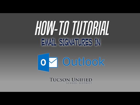 How to Make an Email Signature in Microsoft Outlook - Tutorial