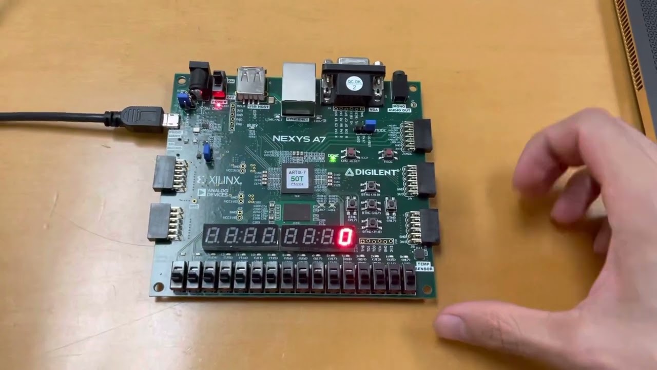 Lab 4 (7 Segment Display)