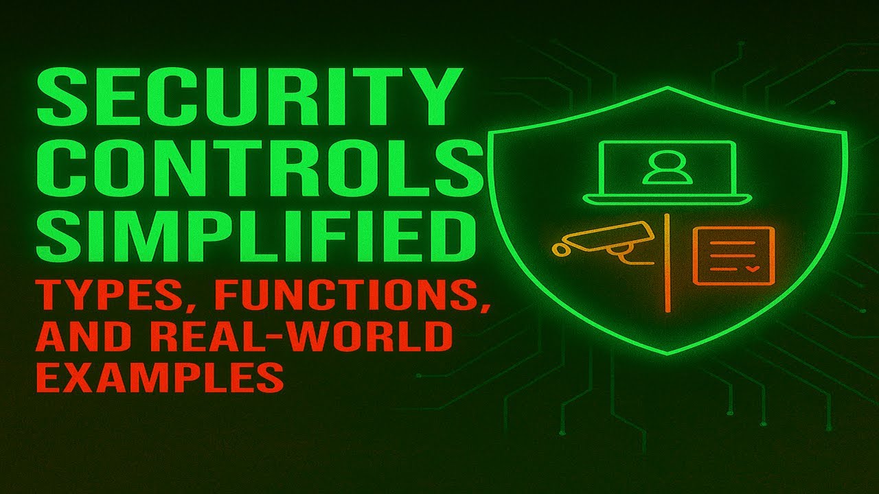 Security Controls Simplified: Types, Functions, and Real-World Examples