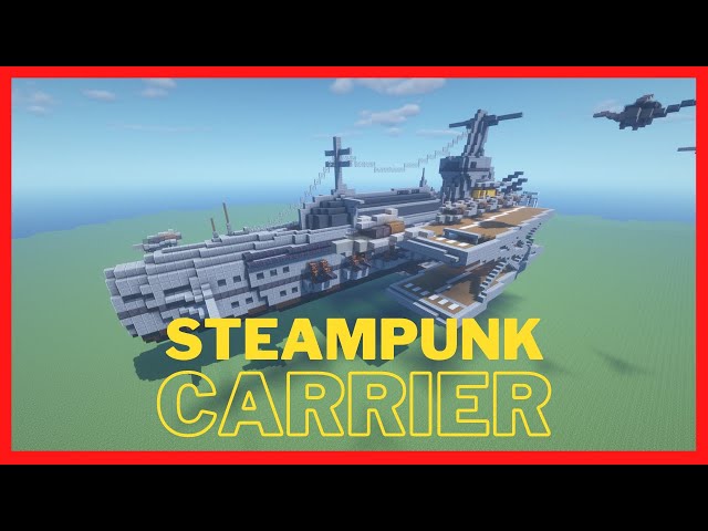 Steampunk Sabertooth-Class Carrier Minecraft Map