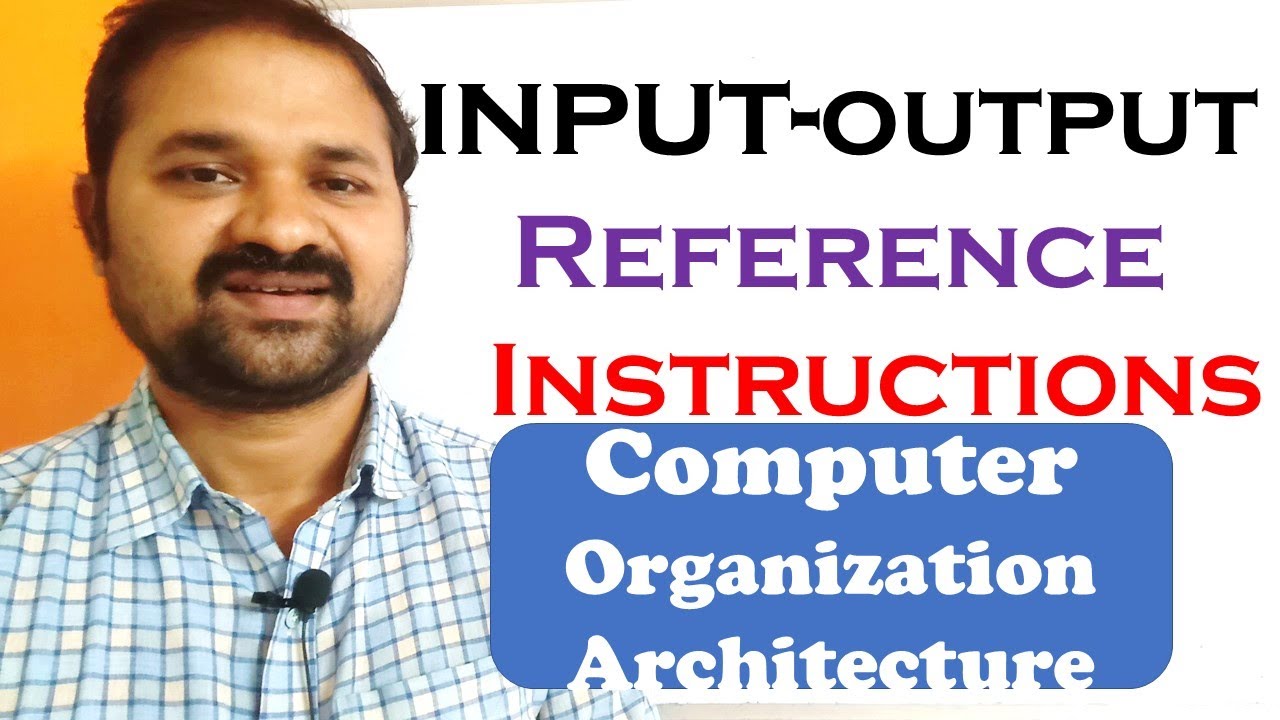 Input Output Instructions || Computer Organization